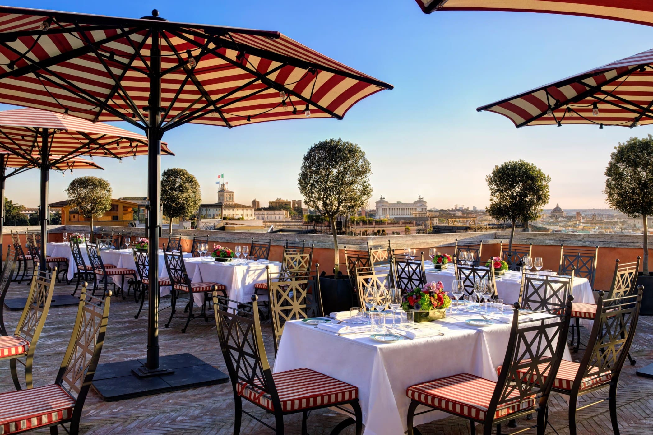 Cielo | Rooftop Restaurant in Rome | Hotel de la Ville